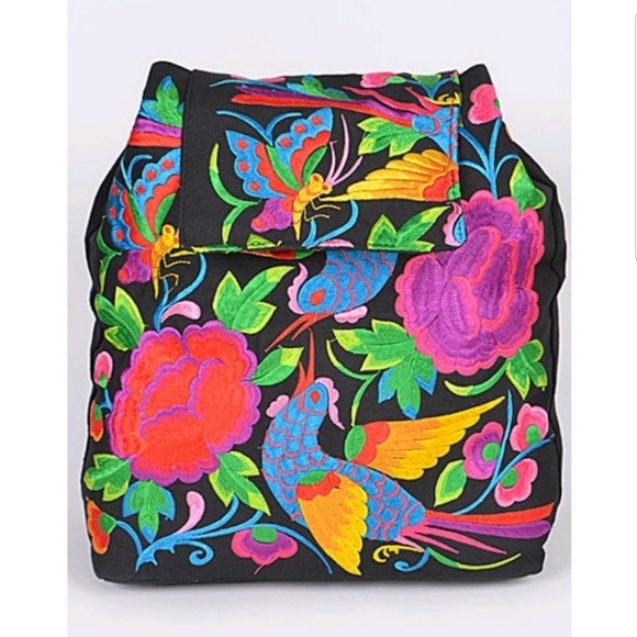 Bags | Colorful Vibrant Backpack | Poshmark